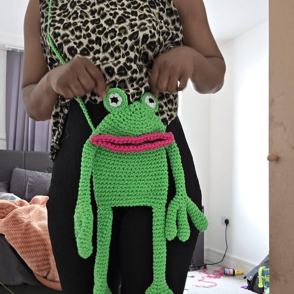 PATTERN: Crochet Frog Bag PATTERN, Amigurumi Animal Purse PATTERN - Etsy
