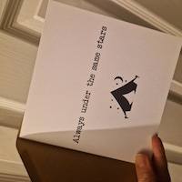 Custom Greetings Card, Custom Text Card, Customisable Card, Own Wording ...