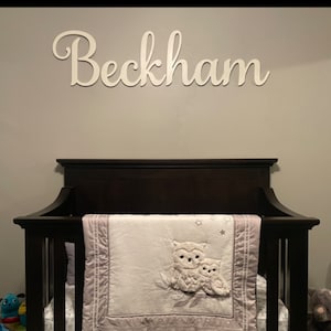 Landon Boy Baby Name Sign for Nursery Decor Custom Wooden Nursery ...