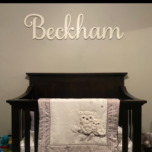 Landon Boy Baby Name Sign for Nursery Decor Custom Wooden Nursery ...