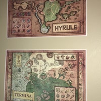 Map of Termina From Legend of Zelda, Majoras Mask - English or Hylian ...