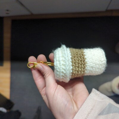Kawaii Coffee Keyring Takeaway Cup Crochet Pattern PATTERN ONLY - Etsy