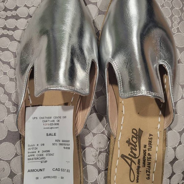 Women Mule PINK SMOOTH Leather Handmade Yemeni Slippers, Natural ...