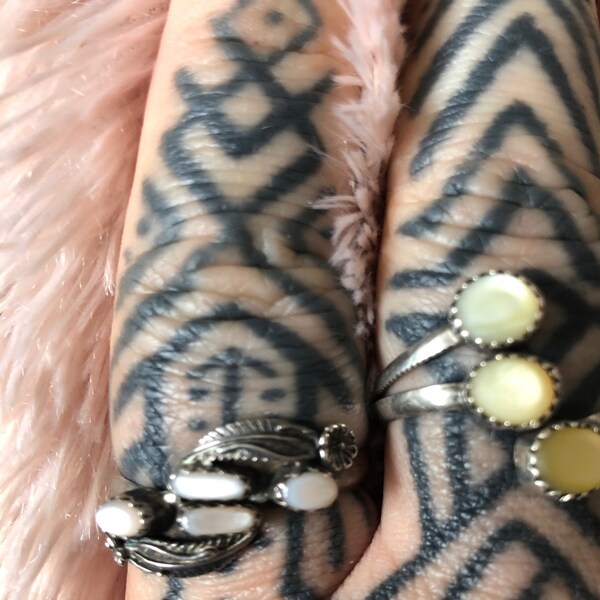 Vintage Silver & Rhinestone Fancy Figure Eight Statement Ring - Etsy