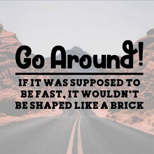 Go Around Decal, Camper Decal, Funny Camper Decal, Sticker for RV ...