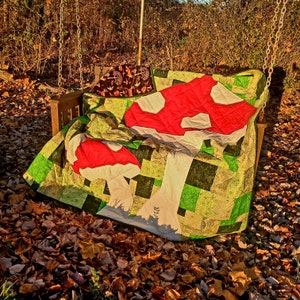 Patchwork Monstera Quilt Pattern PDF Download - Etsy