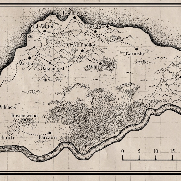 Folklore Handwritten Dnd Font - Etsy