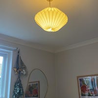 Oval Origami Paper Lampshade - Etsy UK
