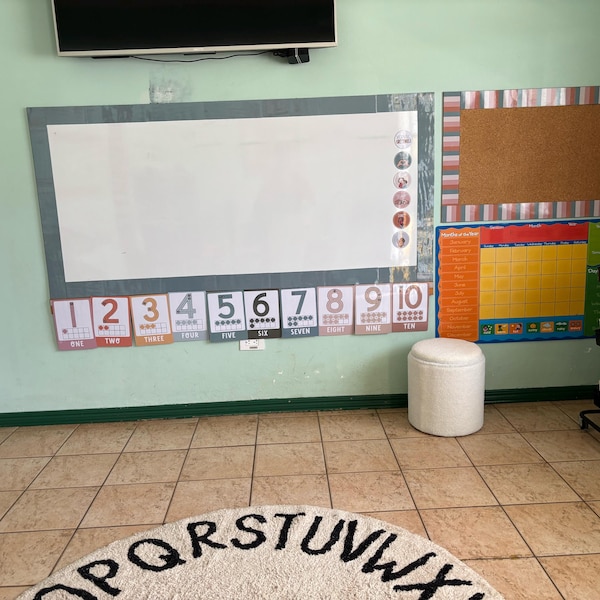Number Posters 0-20: Neutral Boho Classroom Decor (printable) - Etsy