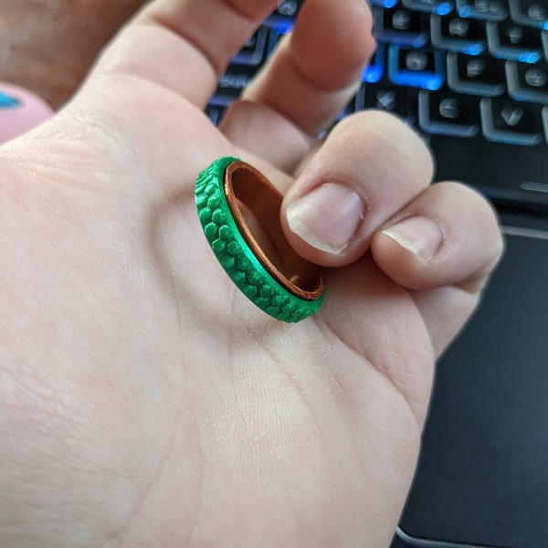 Custom Fidget Ring Spinner Rings Custom Pattern, Color, Stim Ring ...