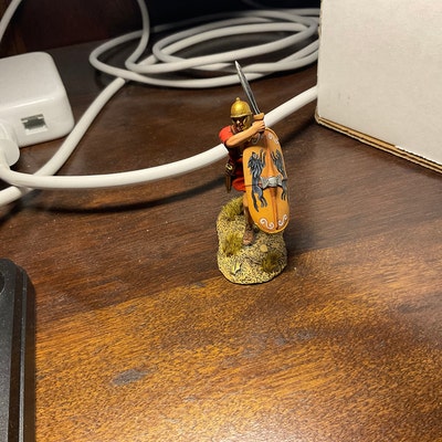 Roman Legio II Augusta Painted Tin Toy Soldier Miniature 54mm Figure ...