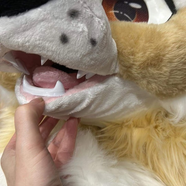 Fursuit Teeth 3D Printed Toony Fangs for Fursuits and Costume - Etsy UK
