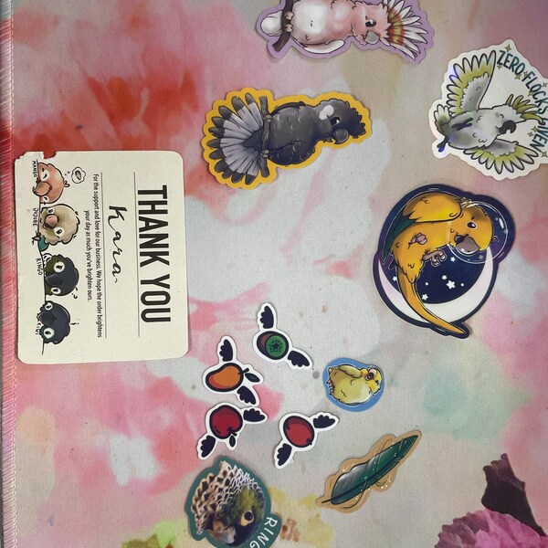 Blue Crowned Conure Sticker Sheet Premium Matte Vinyl Sticker Sharp ...