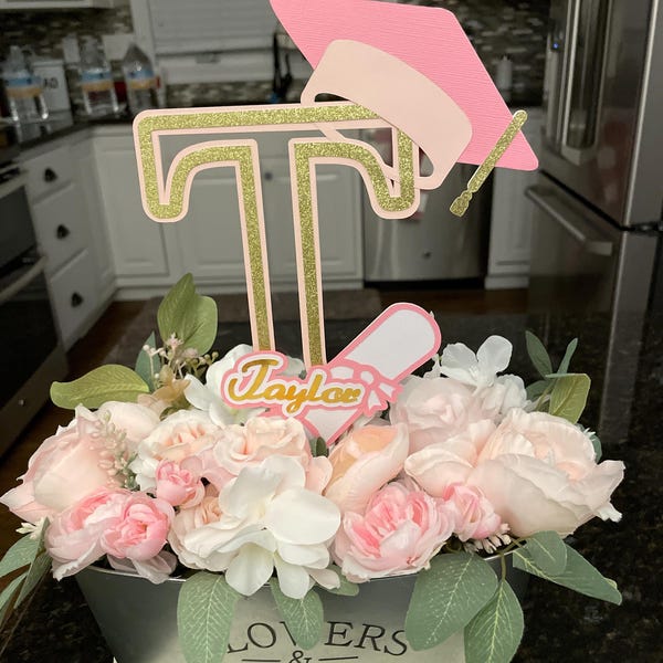 Back to School Birthday Cake Topper, First Day of School Centerpiece ...