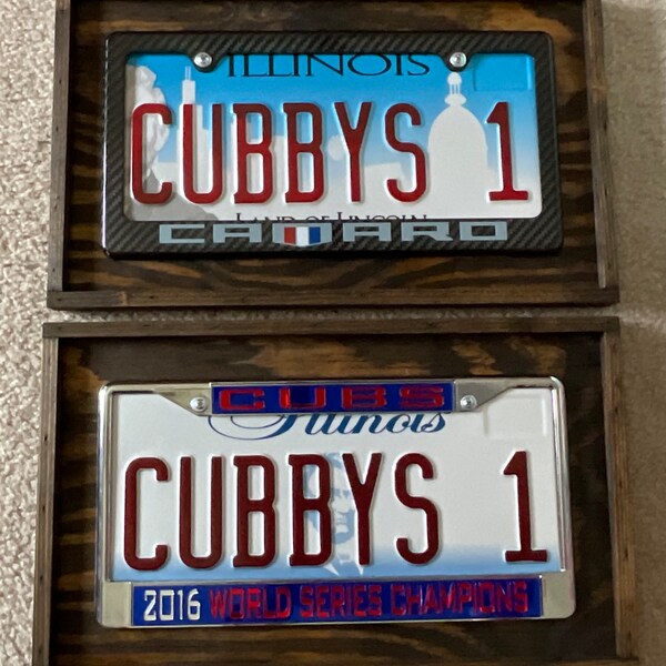 Rustic Wood Display Frame: License Plate, Picture, Award, or Diploma - Etsy