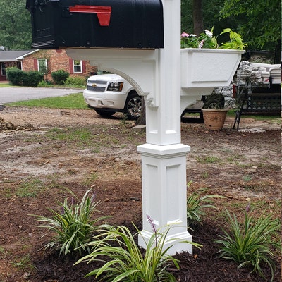 Style 1 Address Plate Includes Brass, Silver or Gold Numbers Mailbox ...