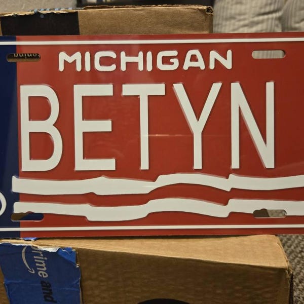 Personalized Standard Size Aluminum License Plate - Mill in Woods - Add ...