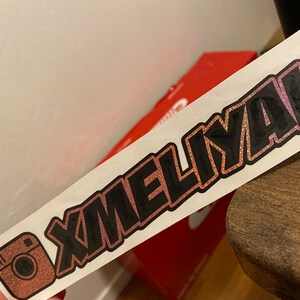 Facebook Decals for Cars Lettering Stickers Snapchat Custom Decals ...