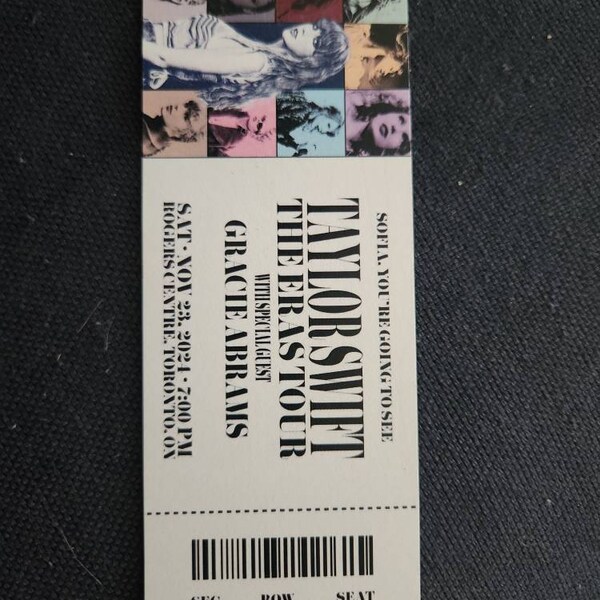Custom Concert Ticket Digital Download Printable Personalized Event ...