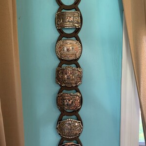 Vertical Belt Buckle Display 3-10 Buckles - Etsy