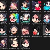 Pink Mercy Emotes Pack | for Discord and Twitch | Cute & Kawaii ...