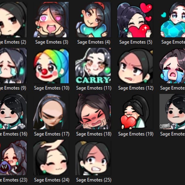 50 ANIMATED CUTE EMOTES Package | for Discord and Twitch | Cute ...