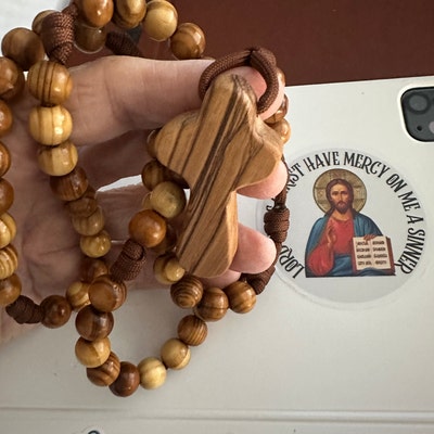 Black Eastern Orthodox Prayer Rope Chotki, 33 Count Barrel Knots. 550 ...