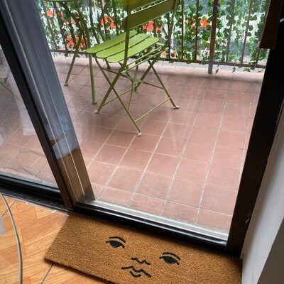 Mini Face Doormat . Small Welcome Mat . Coir Mat . Mini - Etsy