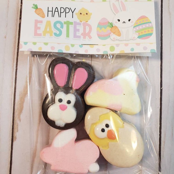 Easter Treat Bag Topper, Easter Cookie Bag TOPPERS, Treat Bag Topper ...