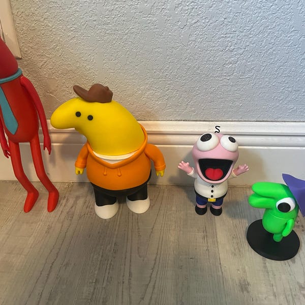 Smiling Friends - Custom Designed and 3D Multicolor Printed Articulted ...