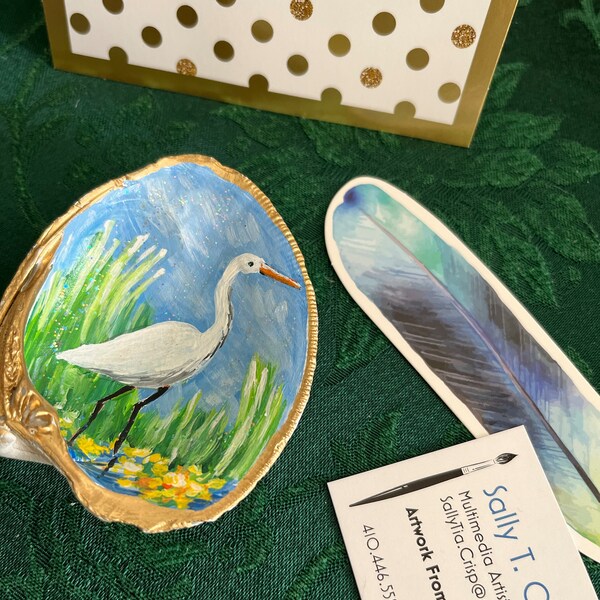 Hand-painted Shell, Seashell Art, Pet Goldfish, Small Goldfish Painting ...