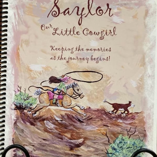 Personalized Western Baby Memory Book: Cowboy Nursery Keepsake - Etsy