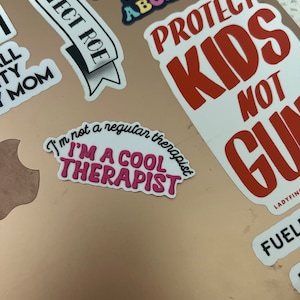 Spill the Tea Sticker, Motivational Stickers, Therapist Sticker, Mental ...