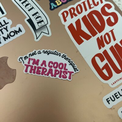 Spill the Tea Sticker, Motivational Stickers, Therapist Sticker, Mental ...