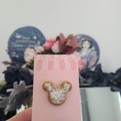 MADE TO ORDER Mickey Mouse Pretzel Pin Handmade Mini Food Candy Jewelry ...