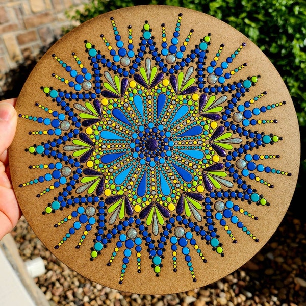 Paint Your Own No.46 Dot Mandala Pattern DIY 7.25 Diameter Board Paint ...