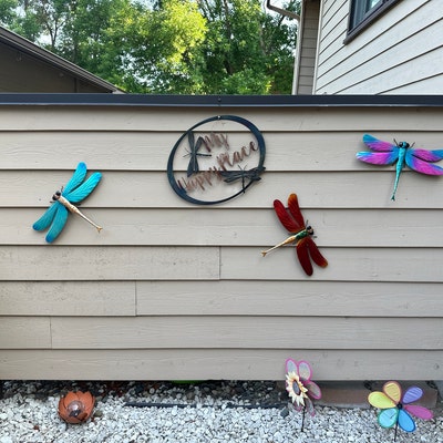 IMAGINE Rustic Peace Sign Art - Etsy