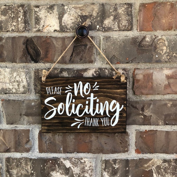 No Soliciting, No Soliciting Sign, No Soliciting Door Sign, Do Not ...