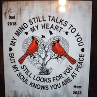 Cardinal in Loving Memory PNG Printable Design My Mind Still Talks to ...