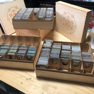 Transformers Tcg Compatible Mega Card Storage Box With Customisable ...