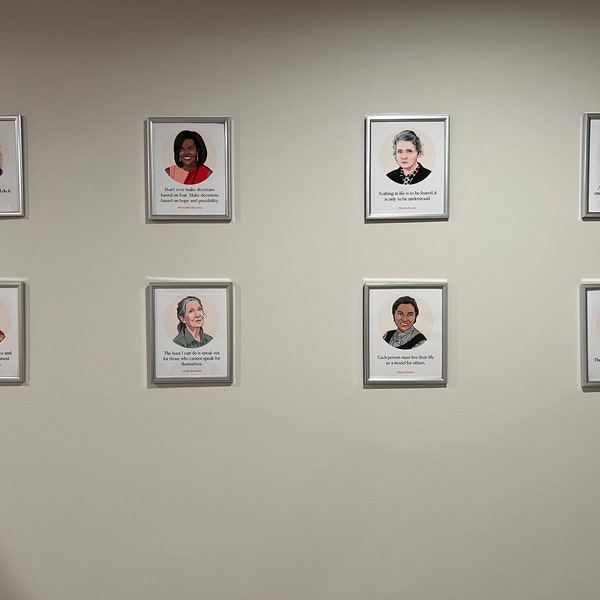 History Women Set of Posters for Classroom, Home Office, Elementary ...