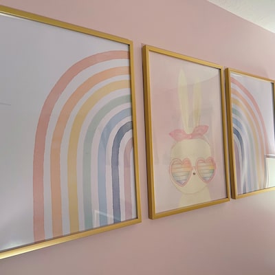 Sage Green Watercolor Alphabet Numbers, SET of 2 Prints, Nursery Wall ...