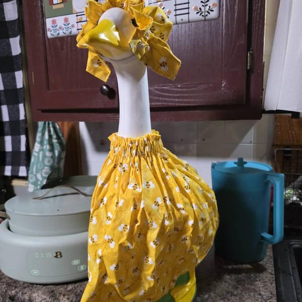 Lacy Yellow Bees With Lace. Goose Clothes - Etsy
