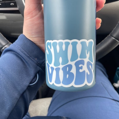 Vinyl Swim Sticker, Water Bottle Sticker, Swim Gift, Swim Team, I Dont ...