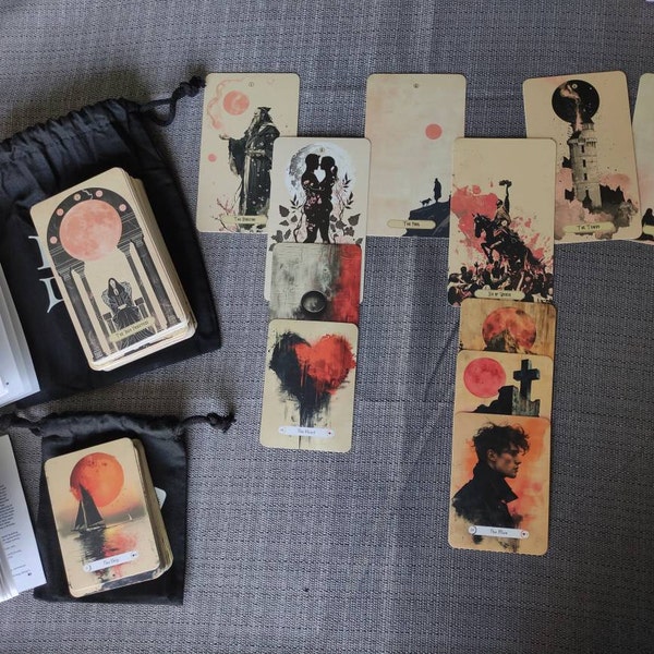 Modern Tarot Deck, Contemporary Tarot Cards, Tarot With Guidebook, 78 ...