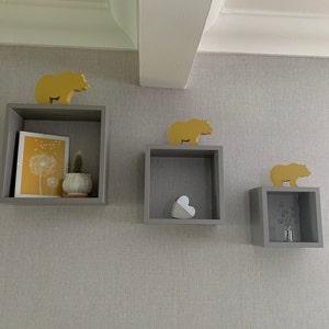 Woodland 'wonky' Animals Shelf Decor Nursery Kids - Etsy UK