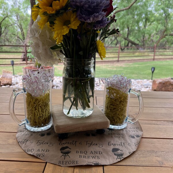 Barbecue Table Runner, Butcher Paper, Family BBQ Table Cover ...