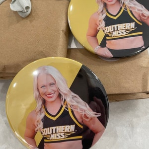 Sports Team Button Personalized Pins for School Teams Team - Etsy