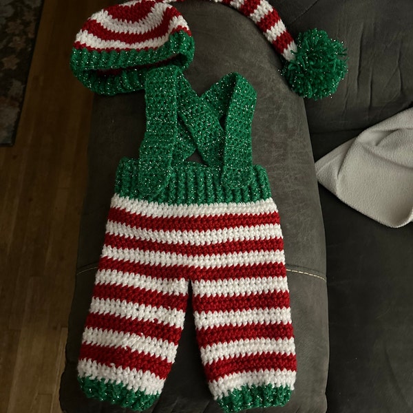 Elf Set Christmas Baby Crochet Pattern in Sizes Newborn to 2 Years PDF ...