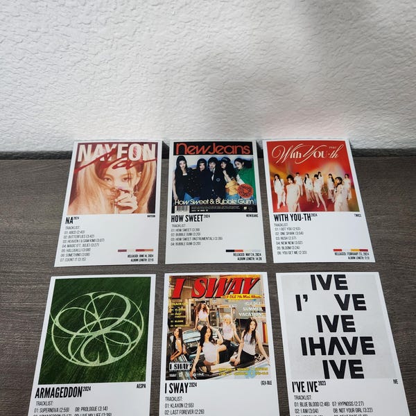 K-POP MINIMALIST POSTERS - Etsy